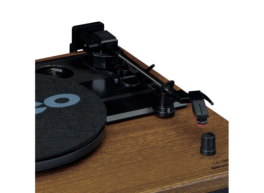 Lenco LS-100 Oak Bluetooth Με Ηχεία -Eνισχυτή - Belt Drive