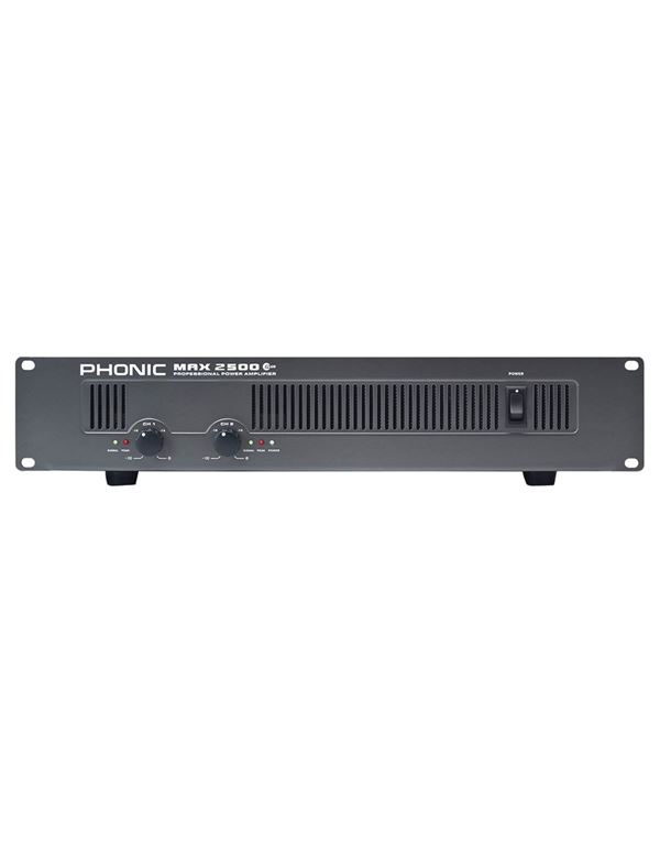 PHONIC MAX-2500 PLUS Τελικός Ενισχυτής 2x750W@4Ω