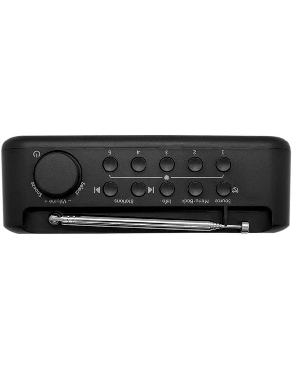 PURE Elan One 2 φορητό ψηφιακό ραδιόφωνο με DAB+ και Bluetooth, Ανθρακί